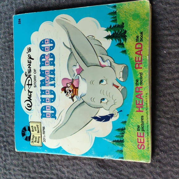 Walt Disney | Accents | Walt Disneys Story Of Dumbo Reaalong Book And ...
